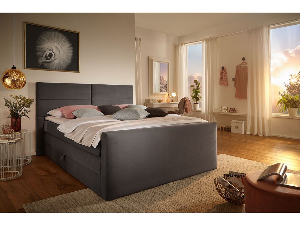 Americké postele boxspring | TOTO NÁBYTEK